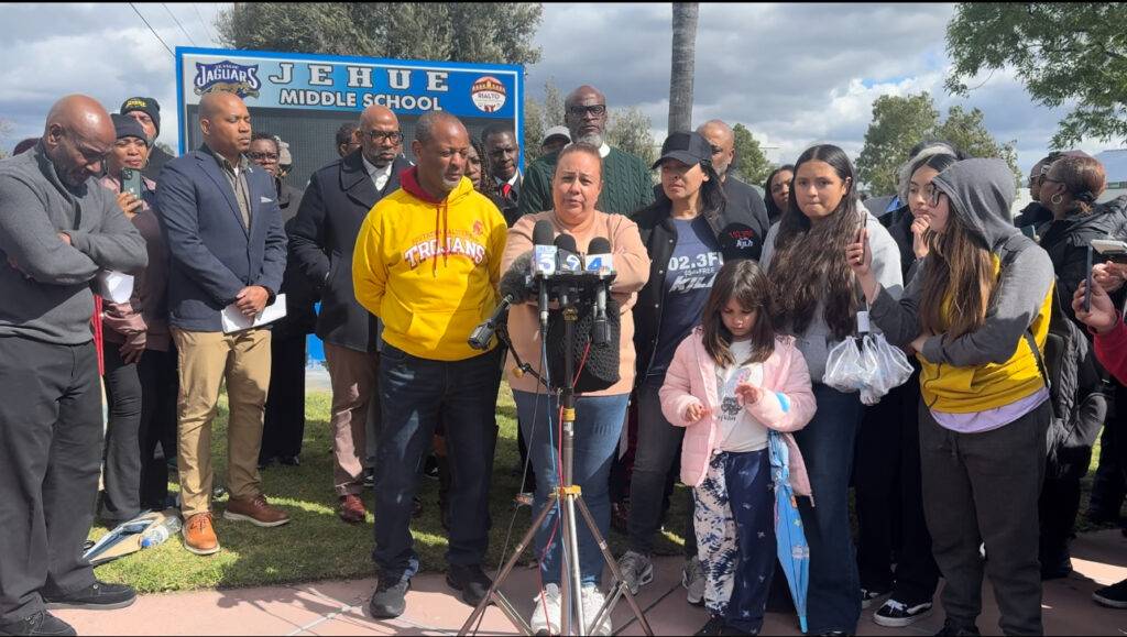 Community Responds to Incident at Jehue Middle School » Inland Valley News